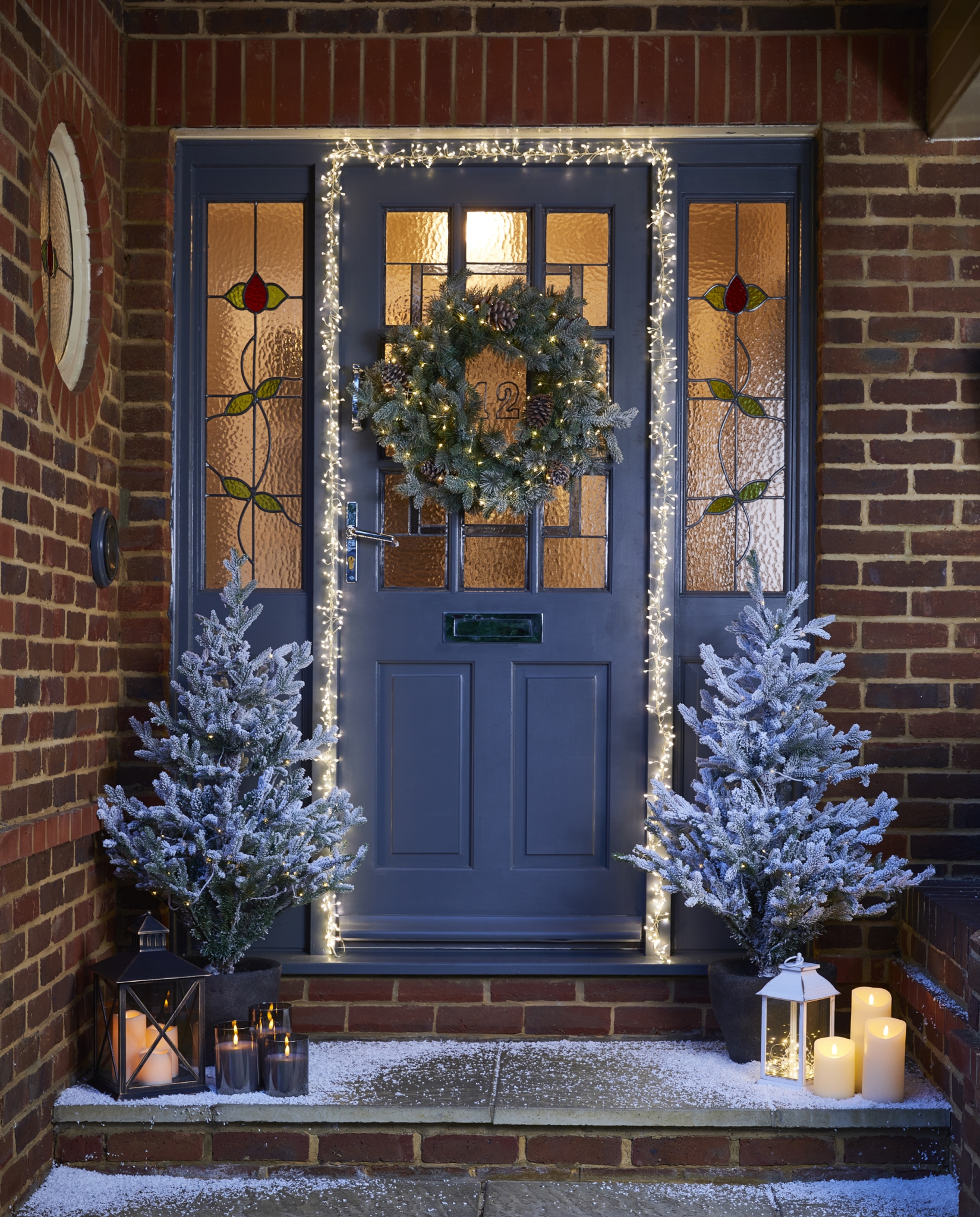 Christmas door lights store
