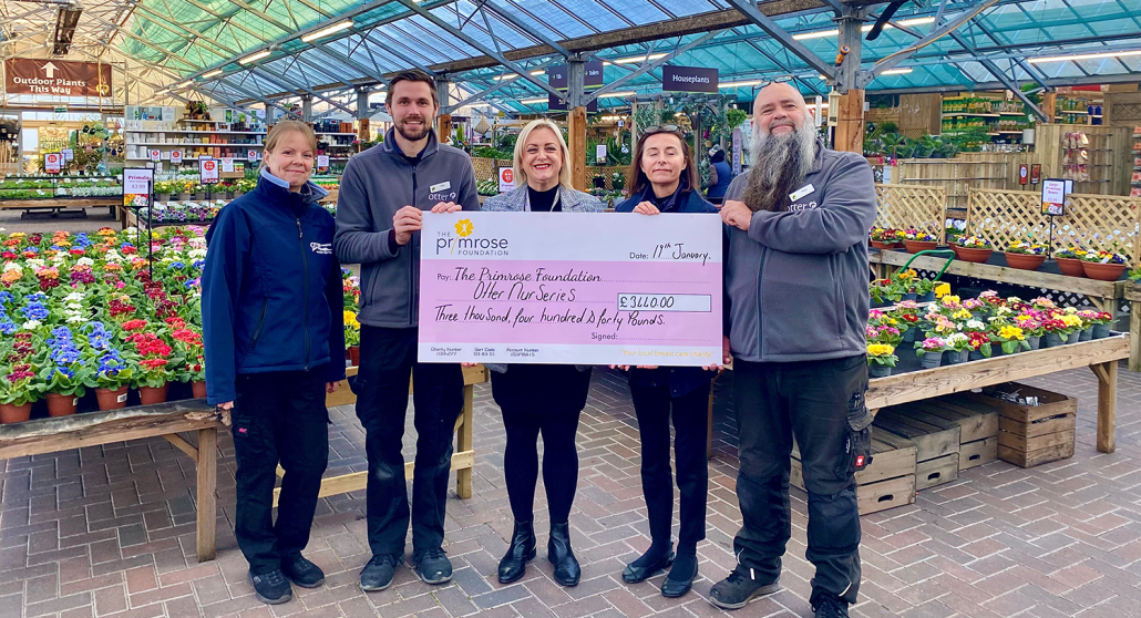 Fantastic fundraising by Otter Plymouth for The Primrose Foundation ...